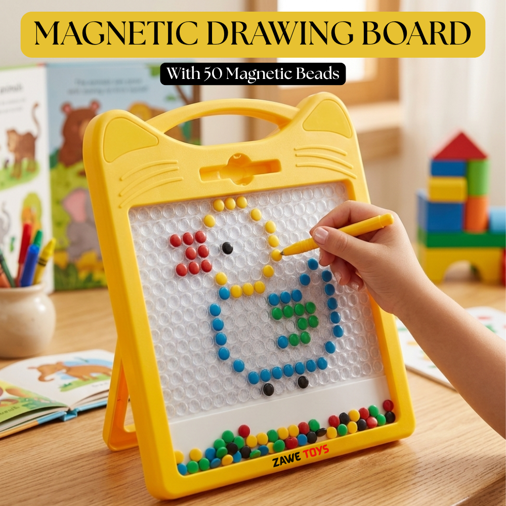 MAGNETIC DRAWING BOARDS- 50 MAGNETIC BEADS + 1 Mg Stylus [610/620 ...